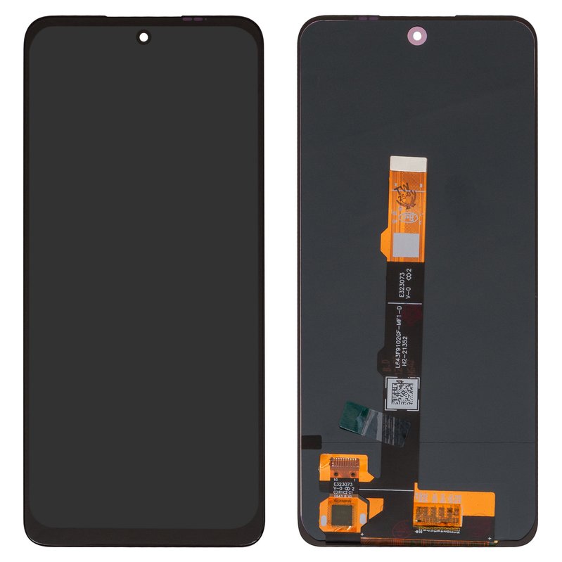 LCD compatible with Motorola Moto G42, (black, without frame, High Copy ...