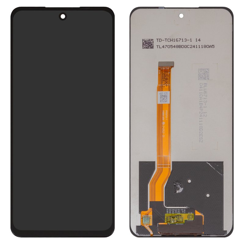 LCD compatible with Oppo A3 (CPH2669), A60, (black, without frame ...